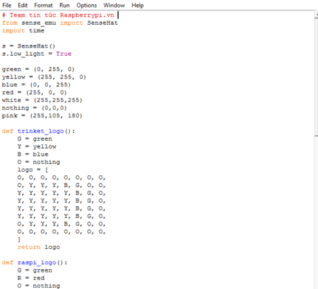 Cài đặt phần mềm Desktop Sense HAT Emulator