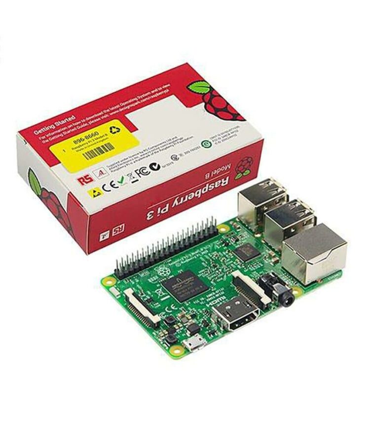 Raspberry Pi 3 - Made in the UK - Tích hợp Wifi và Bluetooth
