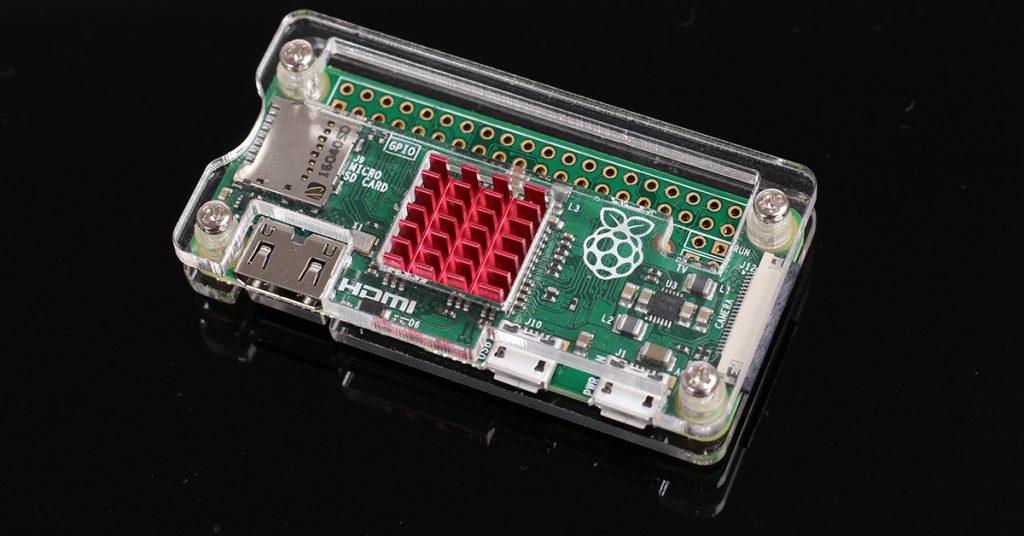Vỏ case mica Raspberry Pi Zero W kèm tản nhiệt - Raspberry Pi Việt Nam