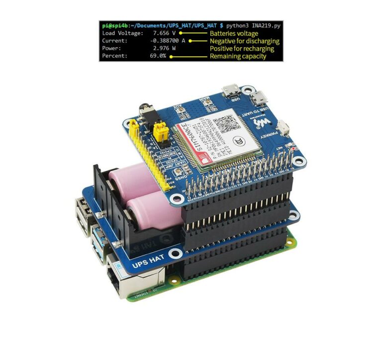 Ups Hat Raspberry Pi Waveshare Raspberry Pi Việt Nam