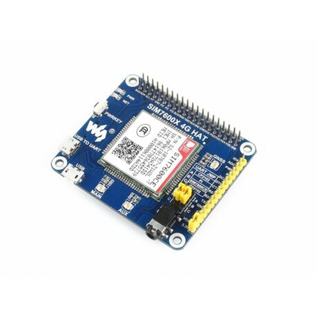 Module SIM7600CE - 4G/3G/2G/GSM/GPRS/GNSS HAT cho Raspberry Pi, LTE CAT4