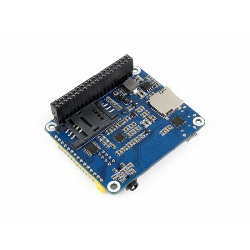 Module SIM7600CE - 4G/3G/2G/GSM/GPRS/GNSS HAT cho Raspberry Pi, LTE CAT4