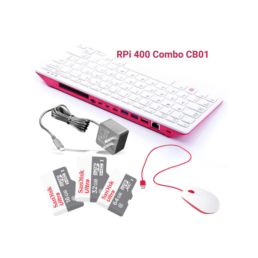 Combo Raspberry Pi 400 Keyboard Computer CB01