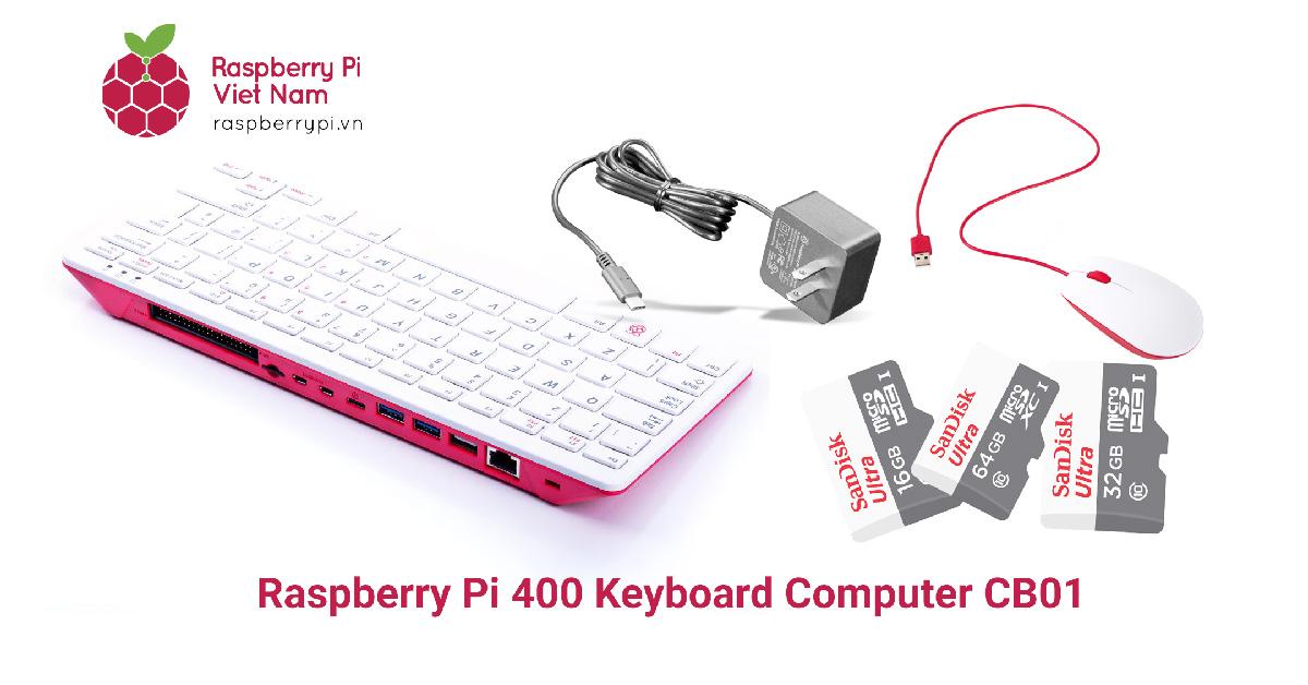 Combo Raspberry Pi 400 Keyboard Computer CB01