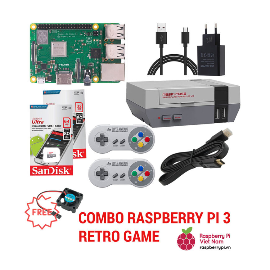 Combo Raspberry Pi 3 B+ Starter Kit - Raspberry Pi Việt Nam
