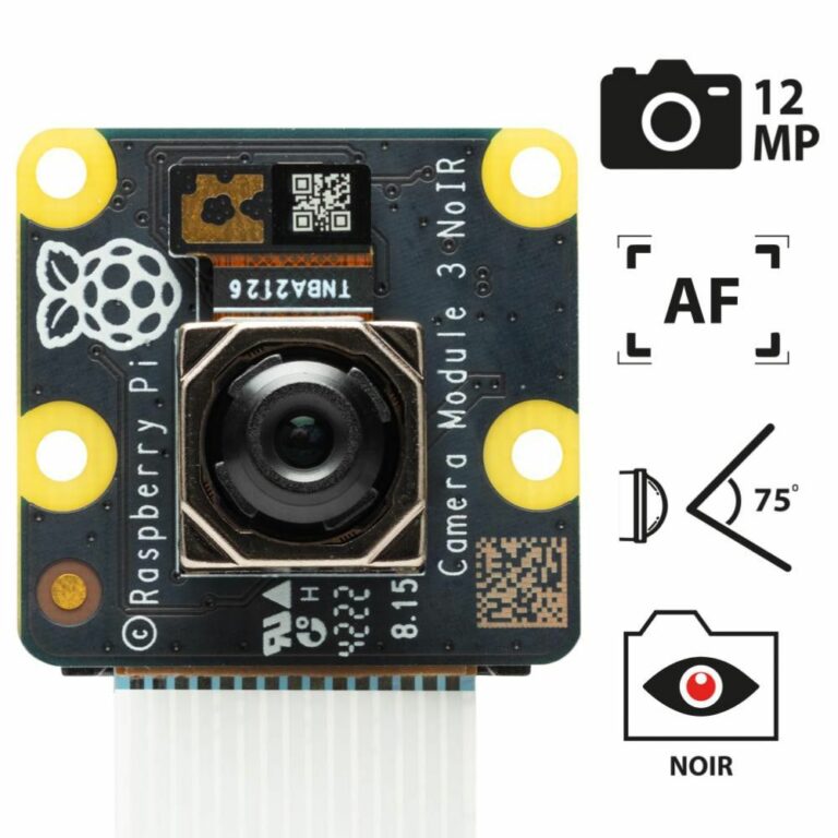 Raspberry Pi Camera Module V3 - 12MP - Ống kính Lấy nét Tự động