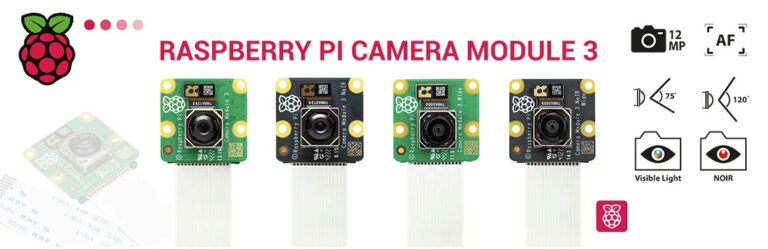 Raspberry Pi Camera Module V3 - 12MP - Ống kính Lấy nét Tự động