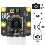 Raspberry Pi Camera Module V3 - 12MP - Ống kính Lấy nét Tự động