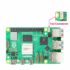 Vỏ nhựa Chính hãng Raspberry Pi 5 - Màu Đỏ Trắng