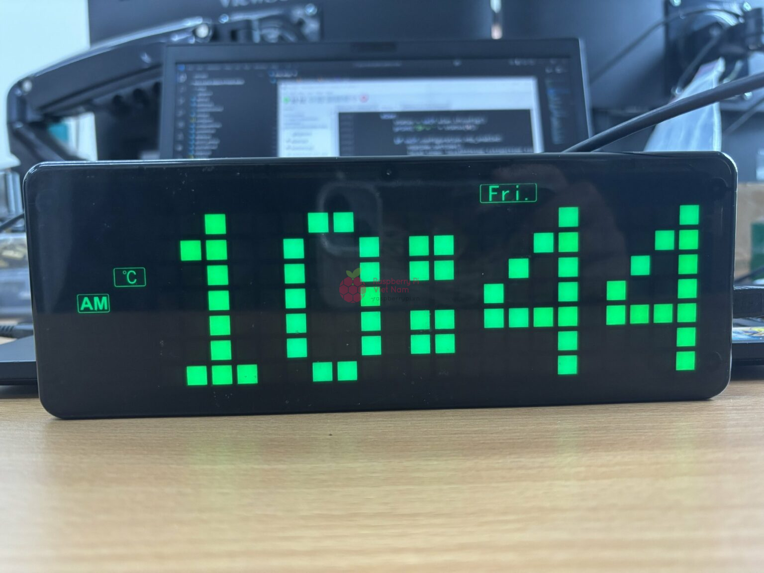 Lập trình Pico Clock Green Với MicroPython